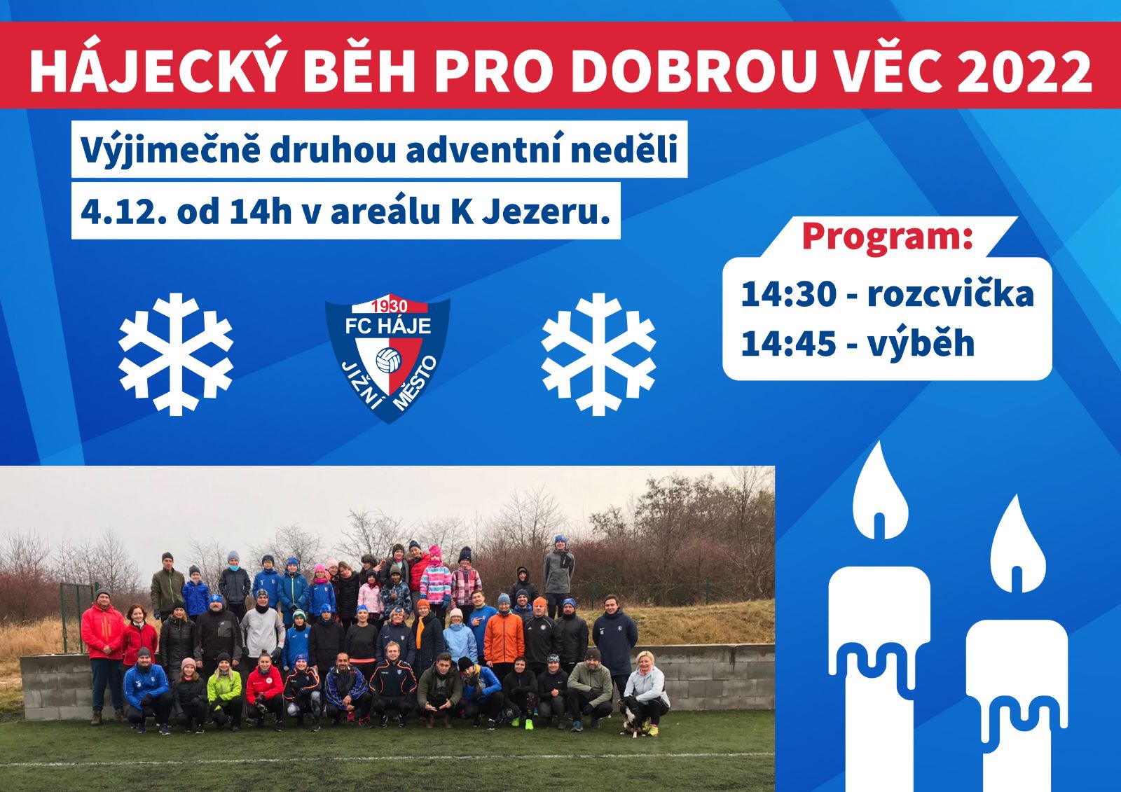 FC Háje » Hájecký běh pro dobrou věc 2022